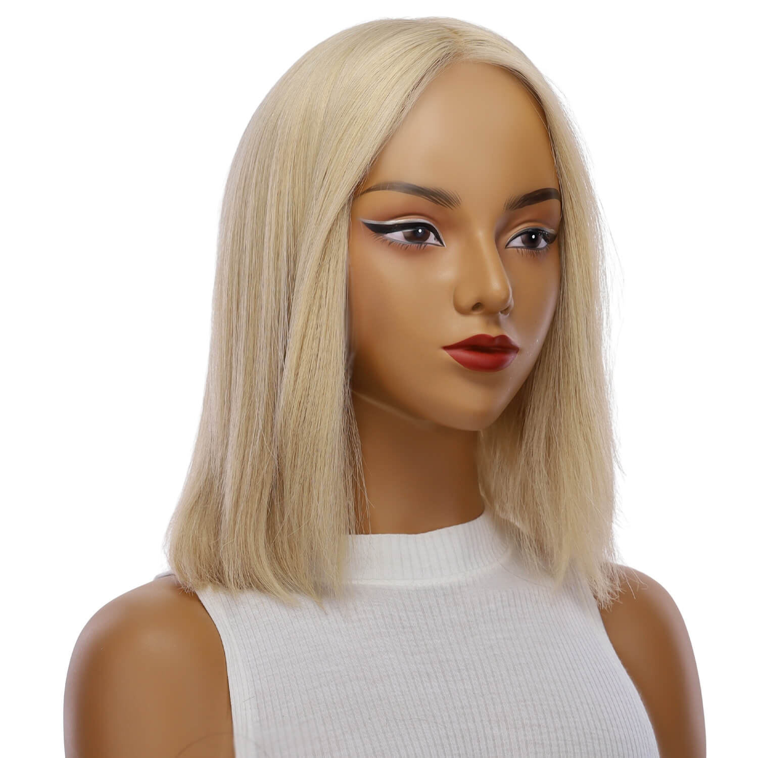 13" Victoria Wig Beige Blonde w/ No Rooting – Milano Wigs