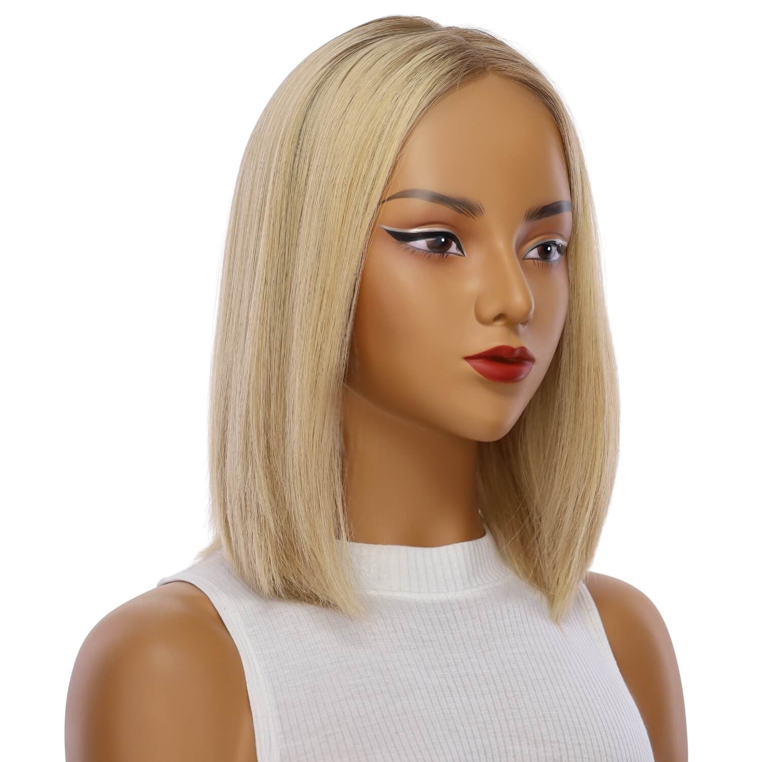 13" Victoria Silk Top Wig Golden Blonde – Milano Wigs