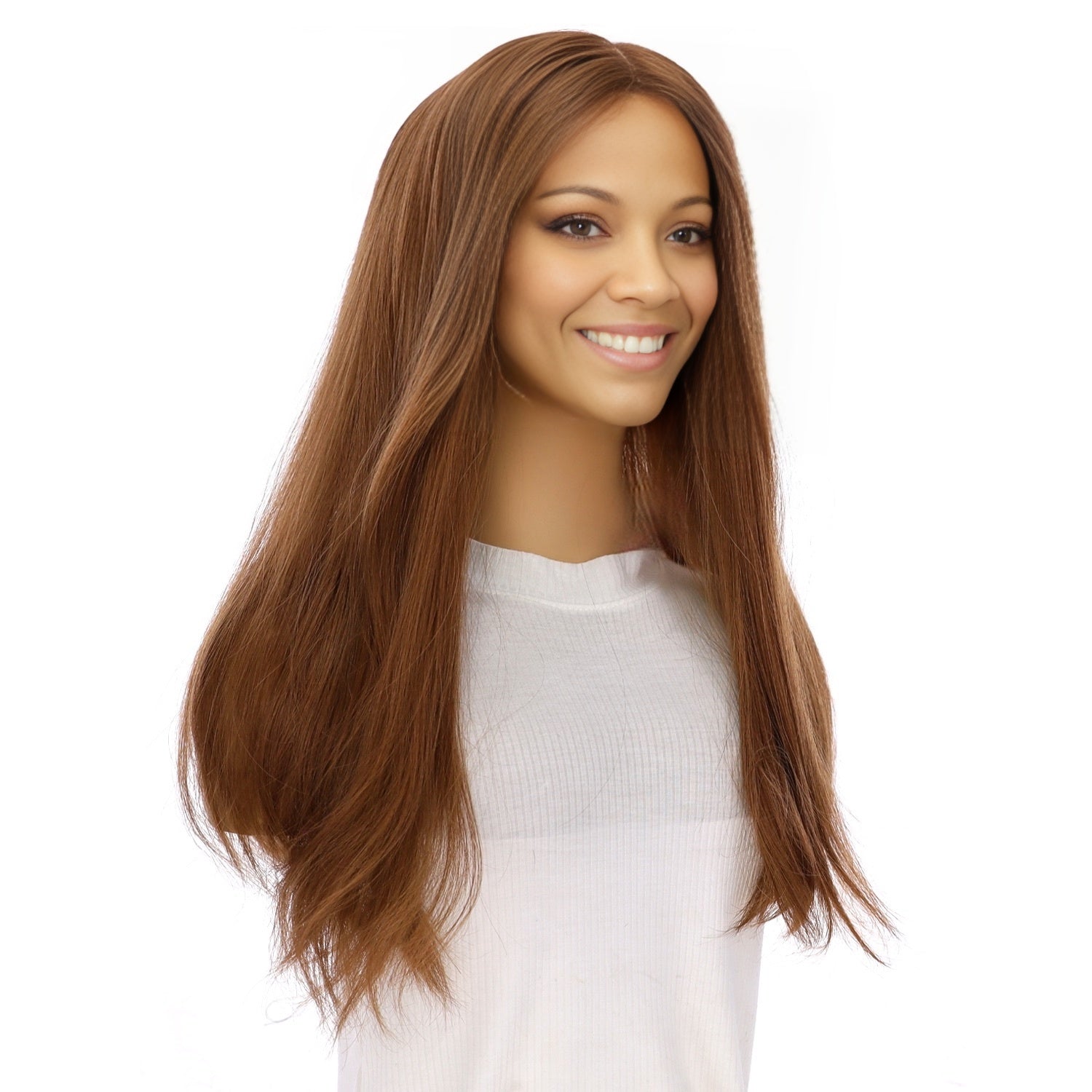 22" Princess Silk Top Wig Copper – Milano Wigs