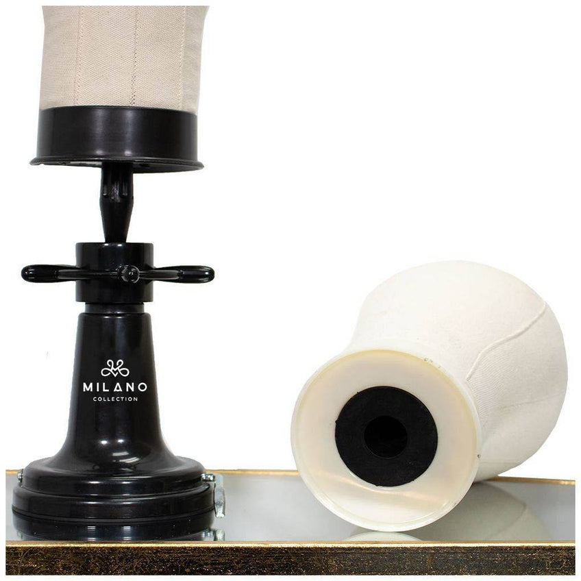 Extra Strength Suction Wig Stand Black